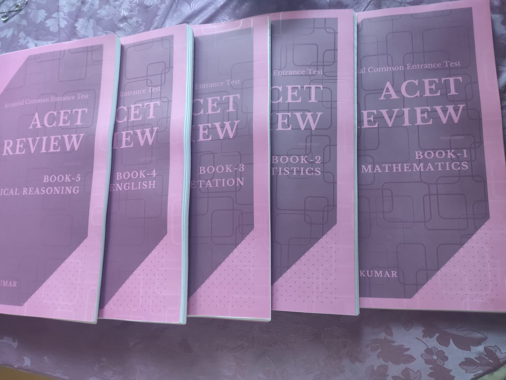 ACET REVIEW | ACET Study Material | Actuarial Common Entrance Test ...