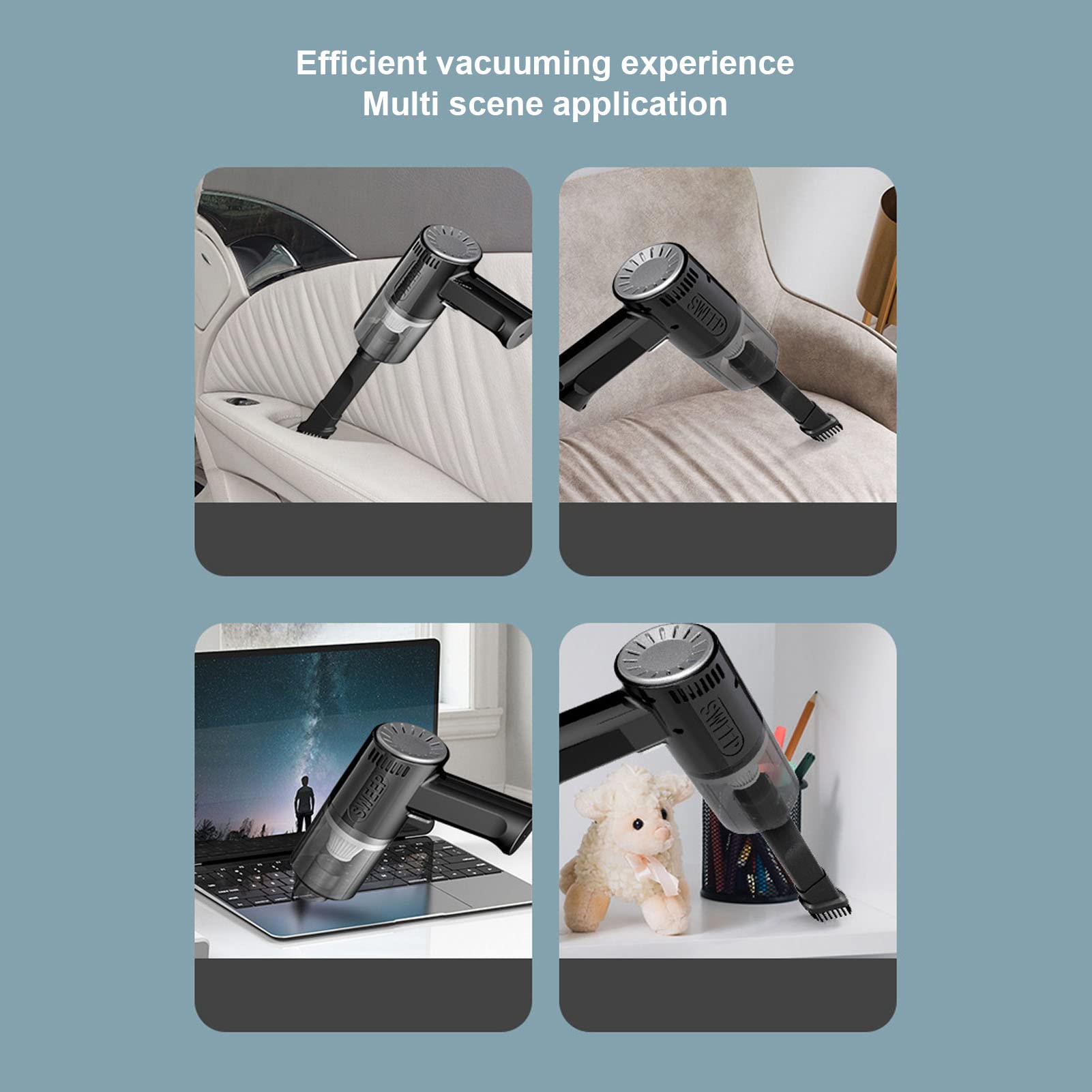 2-in-1 Professional Cleaner - Dust Collection And Lighting Car Vacuum ...