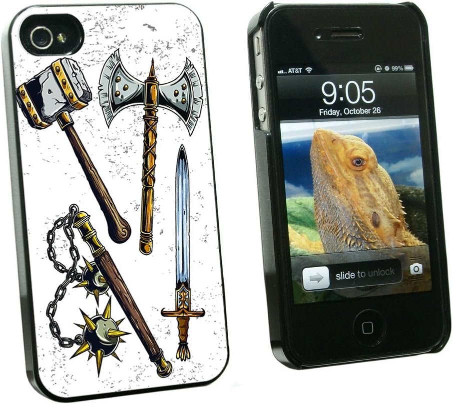 Amazon.com: Graphics and More Fantasy Medieval Weapons - Axe Sword Mace ...