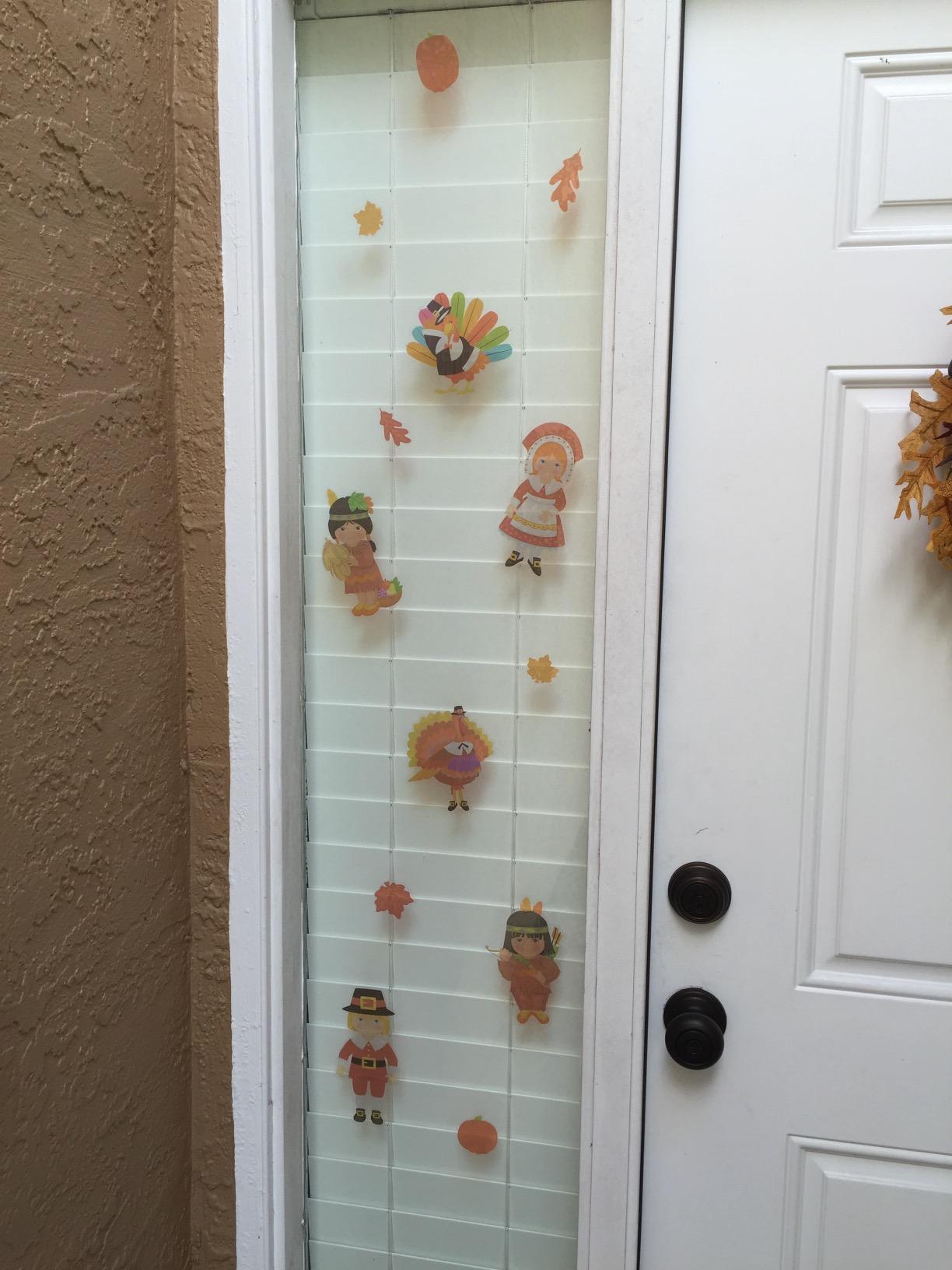 Amazon.com: Amscan Thanksgivng Vinyl Window Clings 13 Pcs : Home & Kitchen