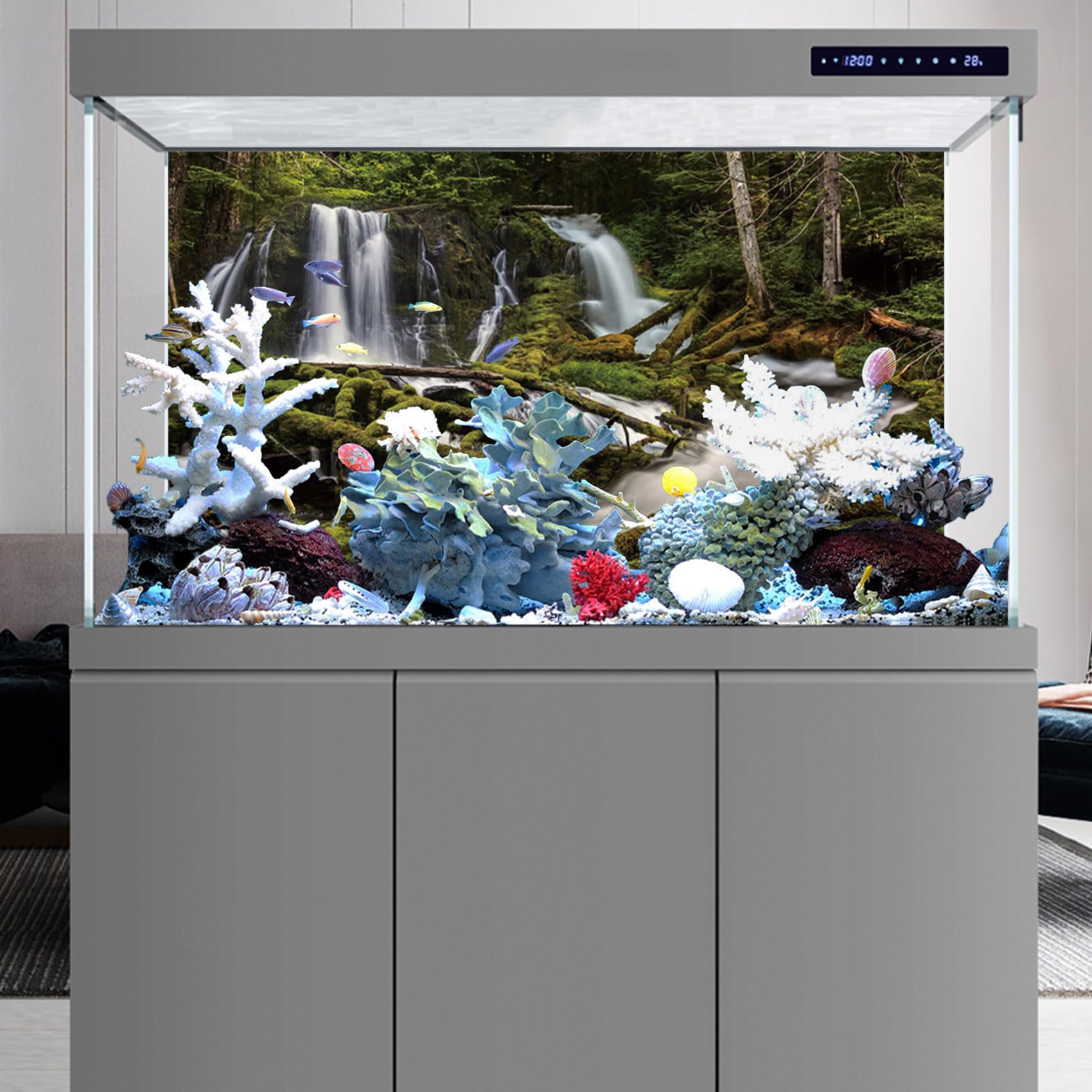Snapklik.com : Fish Tank Background 72x24 Inch Aquarium Background ...
