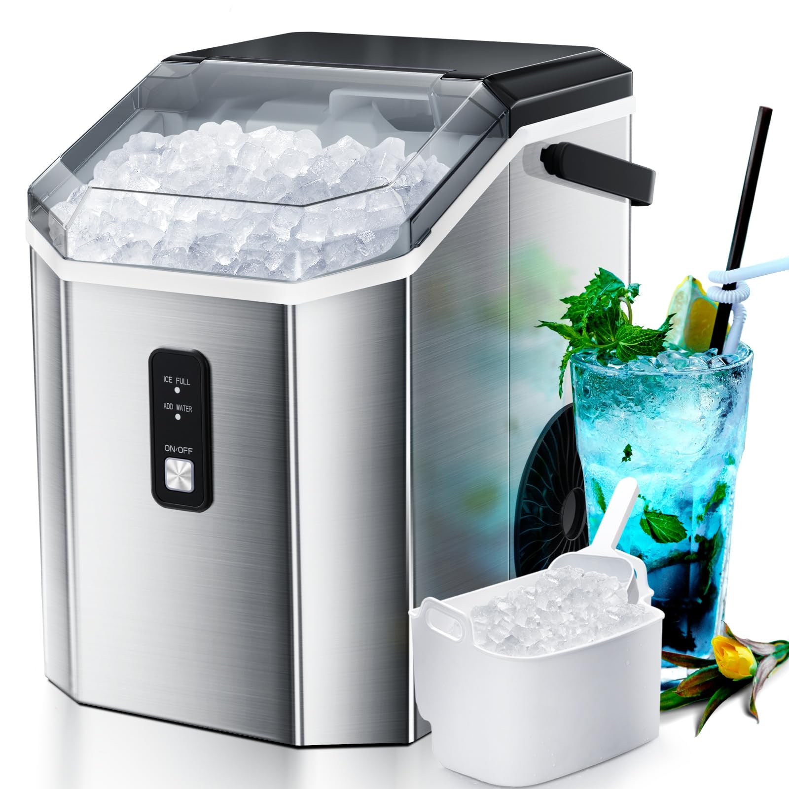 Amazon.com: Antarctic Star Countertop Ice Maker Portable Ice Machine ...