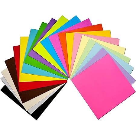 Amazon.com : Origami Paper, Double Sided Color, 20 Colors, 200 Sheets ...