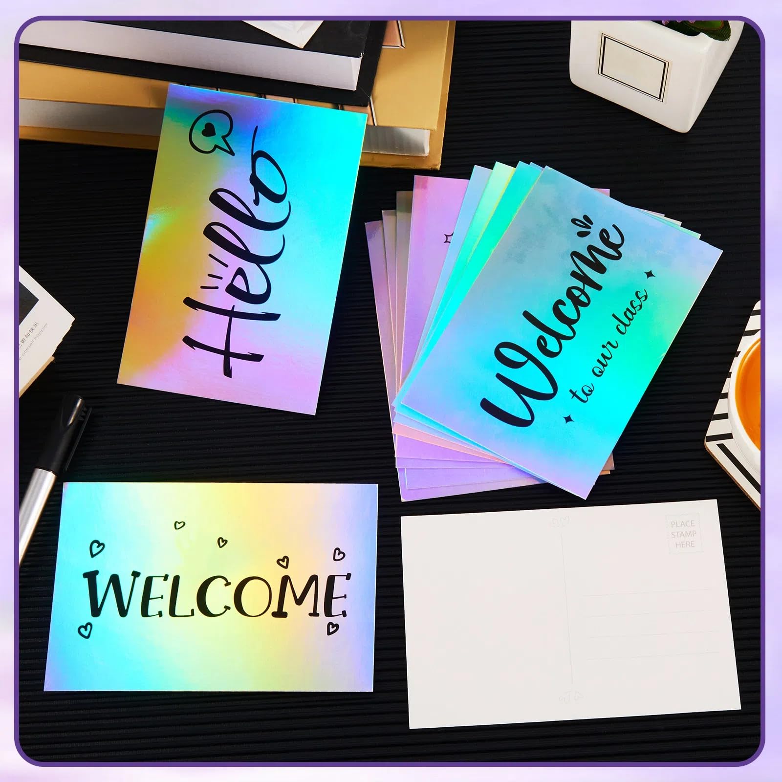 Snapklik.com : Teling 60 Pcs Welcome Postcards 4 X 6 Inch Welcome To ...