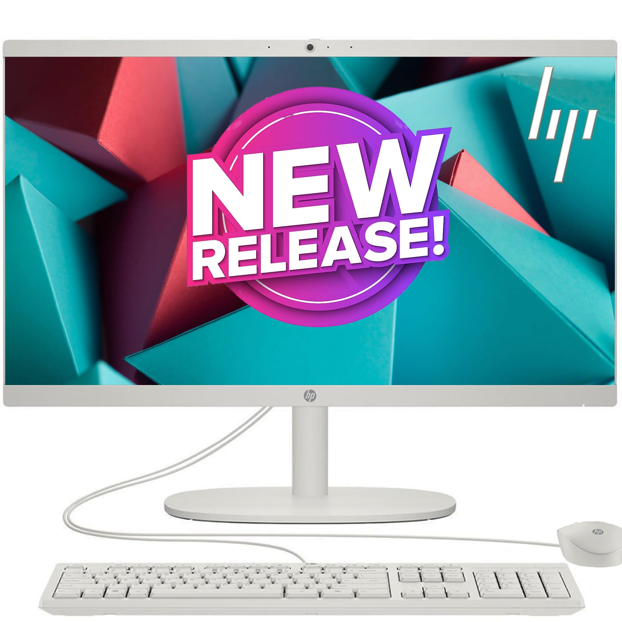 Amazon.com: HP New Version All-in-One Desktop| 22" FHD Display| Intel ...