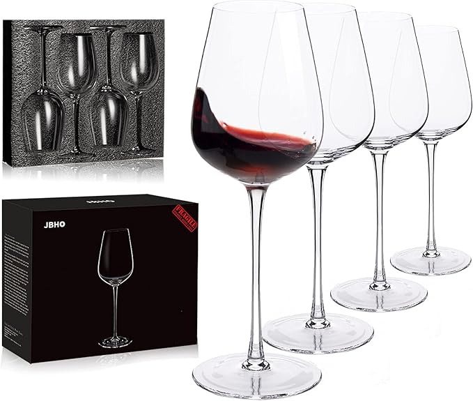 JBHome 100 Lead Free Crystal Wine Glasses 545ml Great Gift For Any Occasion Amazon de Home jbhome-100-lead-free-crystal-wine-glasses-545ml-great-gift-for-any-occasion-amazon-de-home