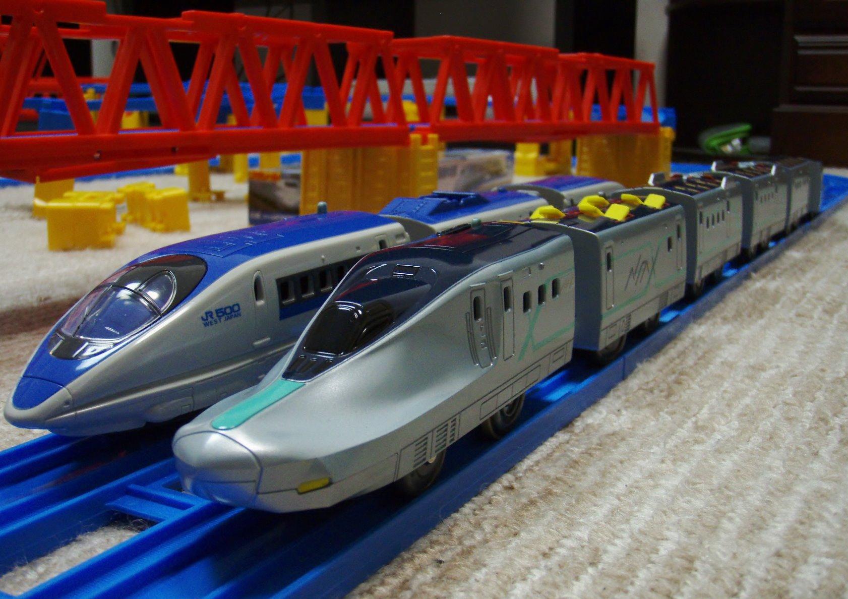Amazon.co.jp: Takara Tomy "Plarail Full Tsukinagou Shinkansen Test ...