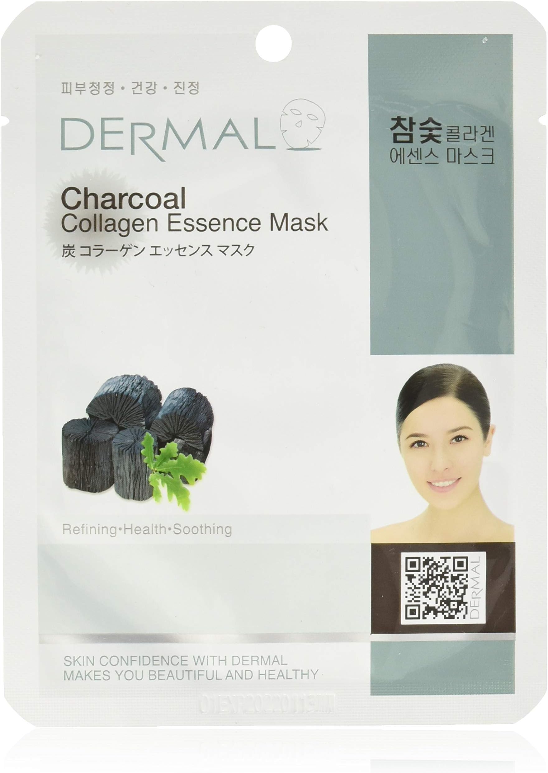Amazon.com: DERMAL 24 Combo Pack Collagen Essence Full Face Facial Mask ...