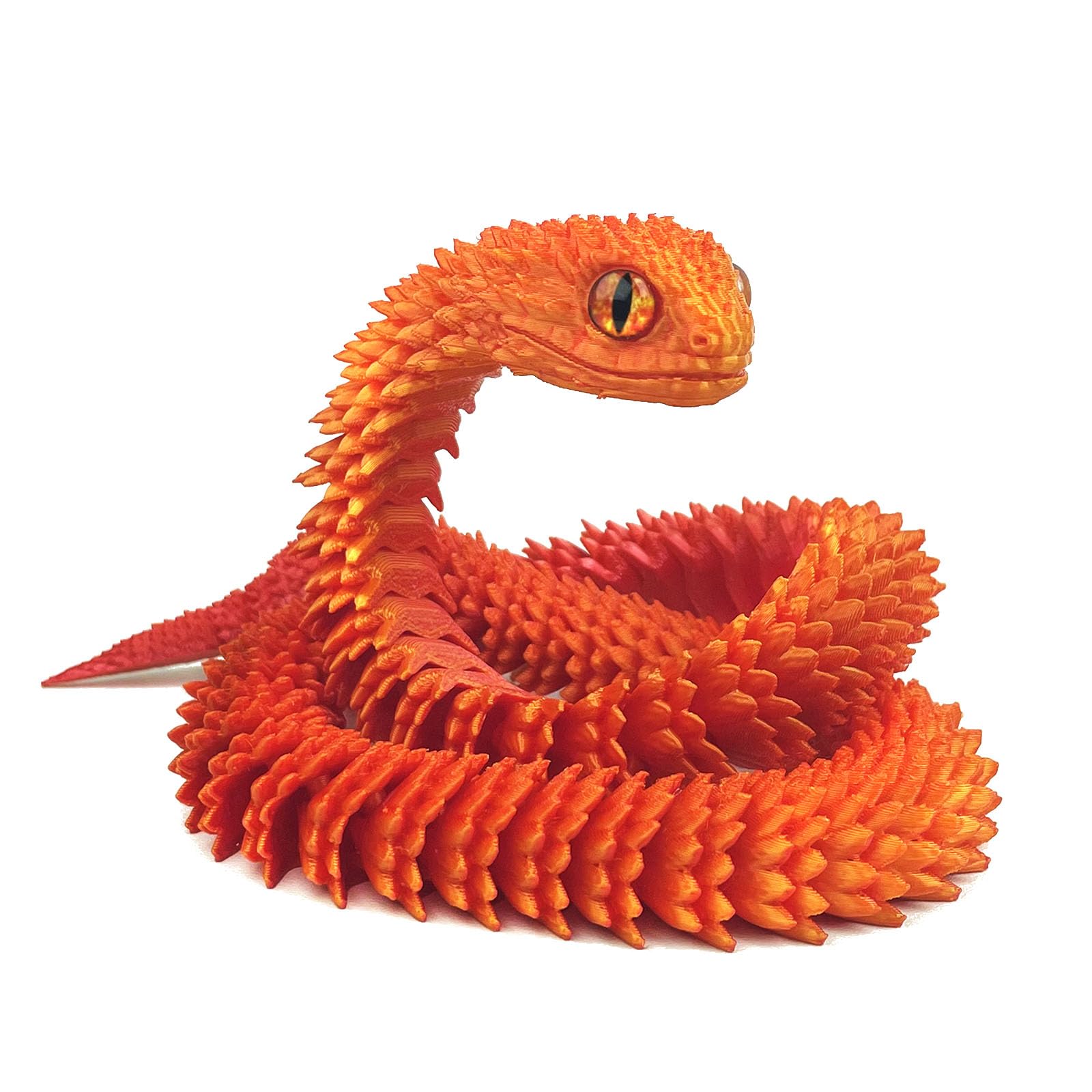 Snapklik.com : 24in 3D Printed Snake Toys, Flexible 3D Printed Animal ...