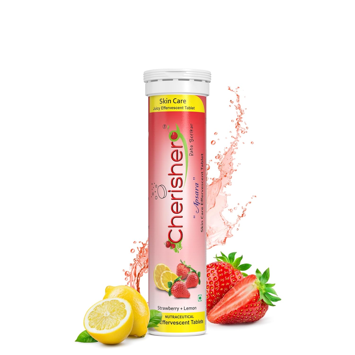 CHERISHER "APSARA" Skin Care Effervescent Tablet with Vitamin C, 15 ...