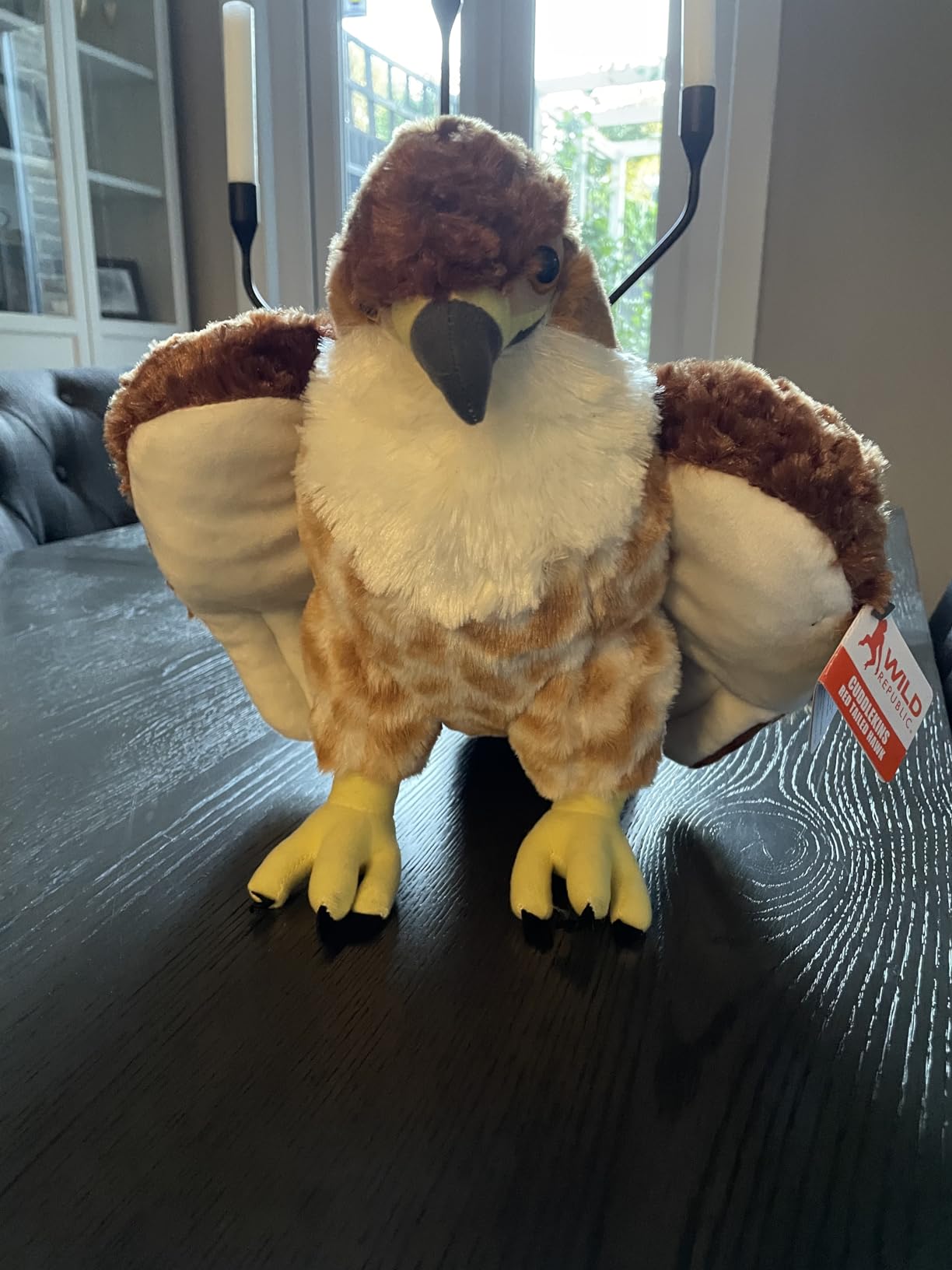 Wild Republic Red Tailed Hawk Plush Soft Toy, Cuddlekins Cuddly Toys ...