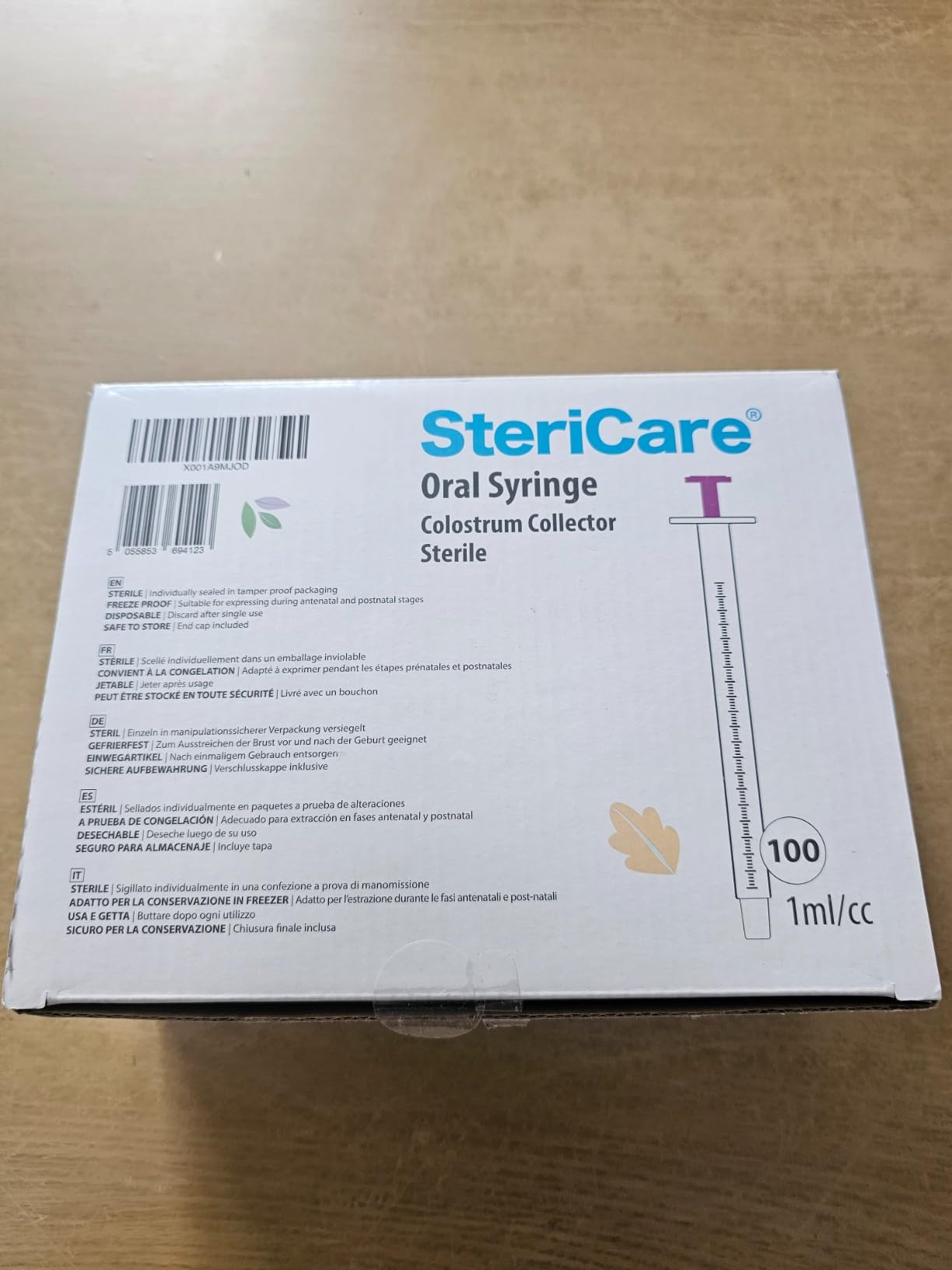 SteriCare® Sterile 1ml Colostrum Collector, Pack of 100 : Amazon.co.uk ...
