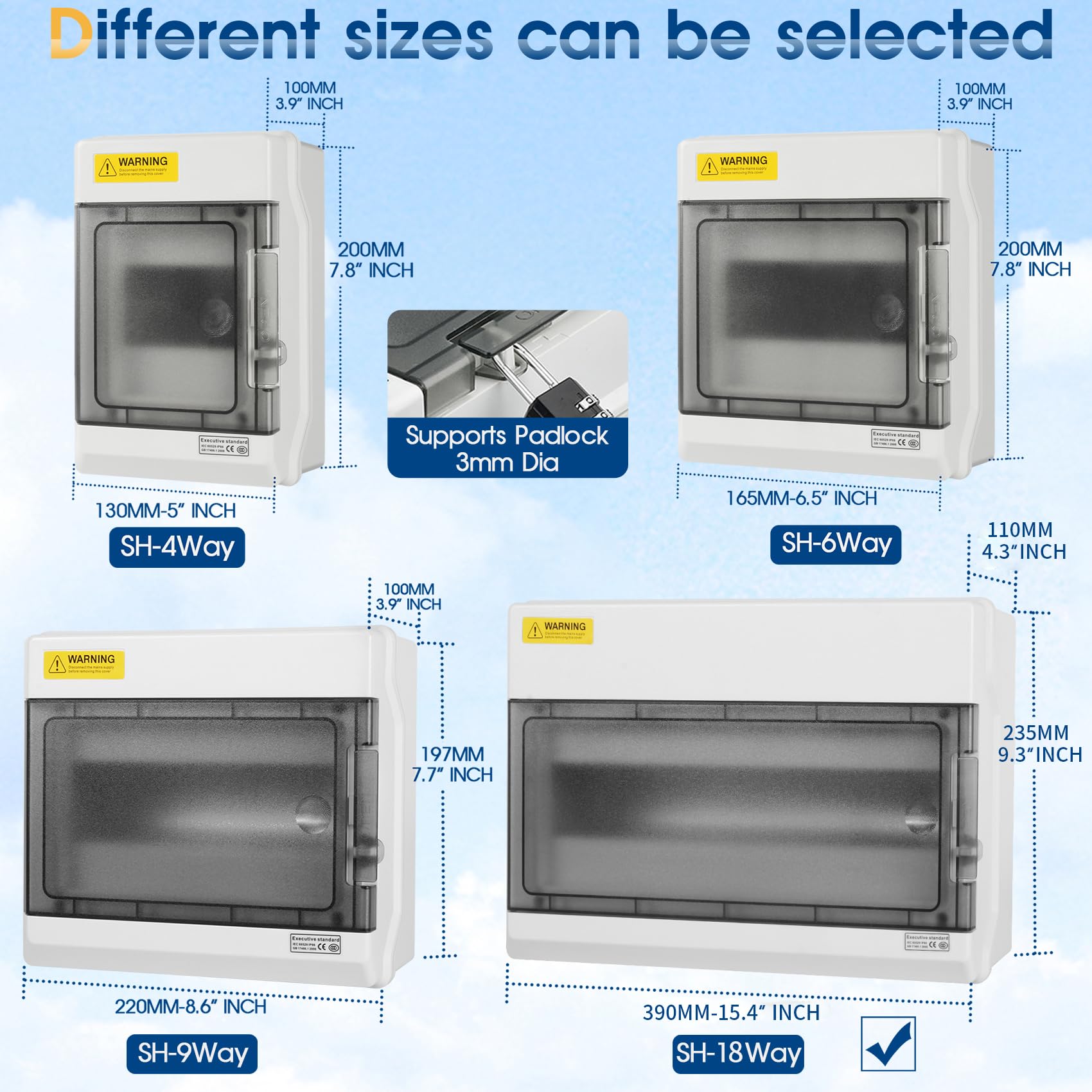 Snapklik.com : Outdoor Circuit Breaker Box,Power Distribution Box ...