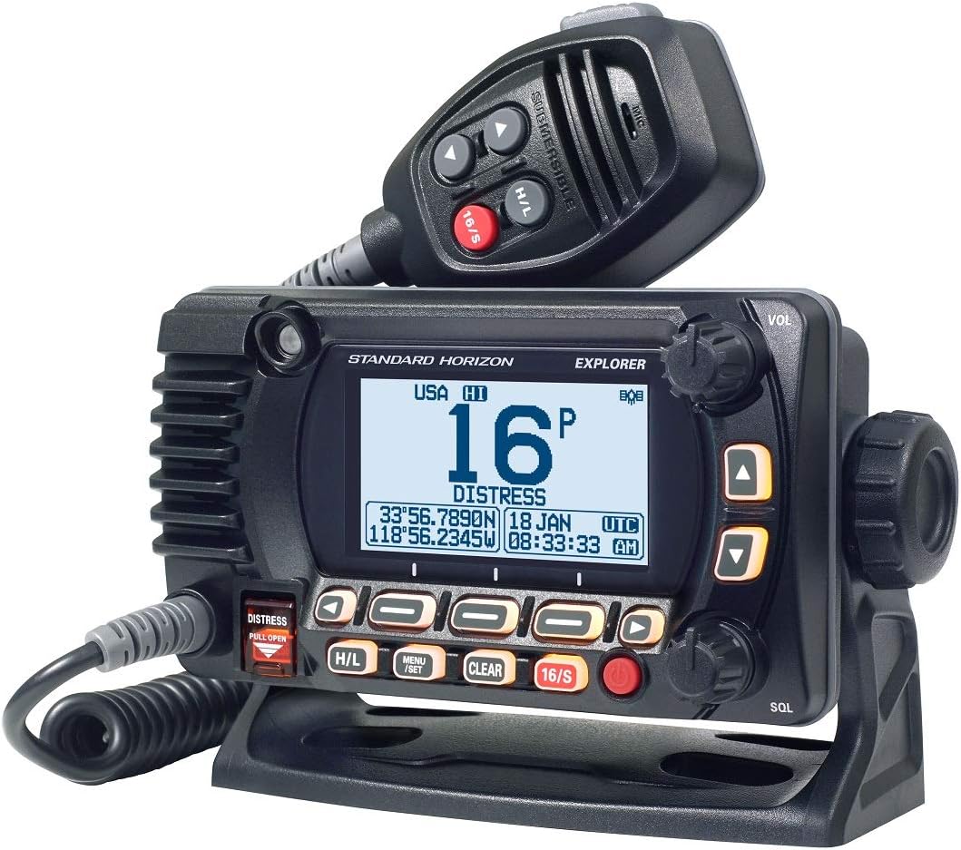 Amazon.com: Standard Horizon GX1400 Eclipse Fixed Mount VHF Radio ...