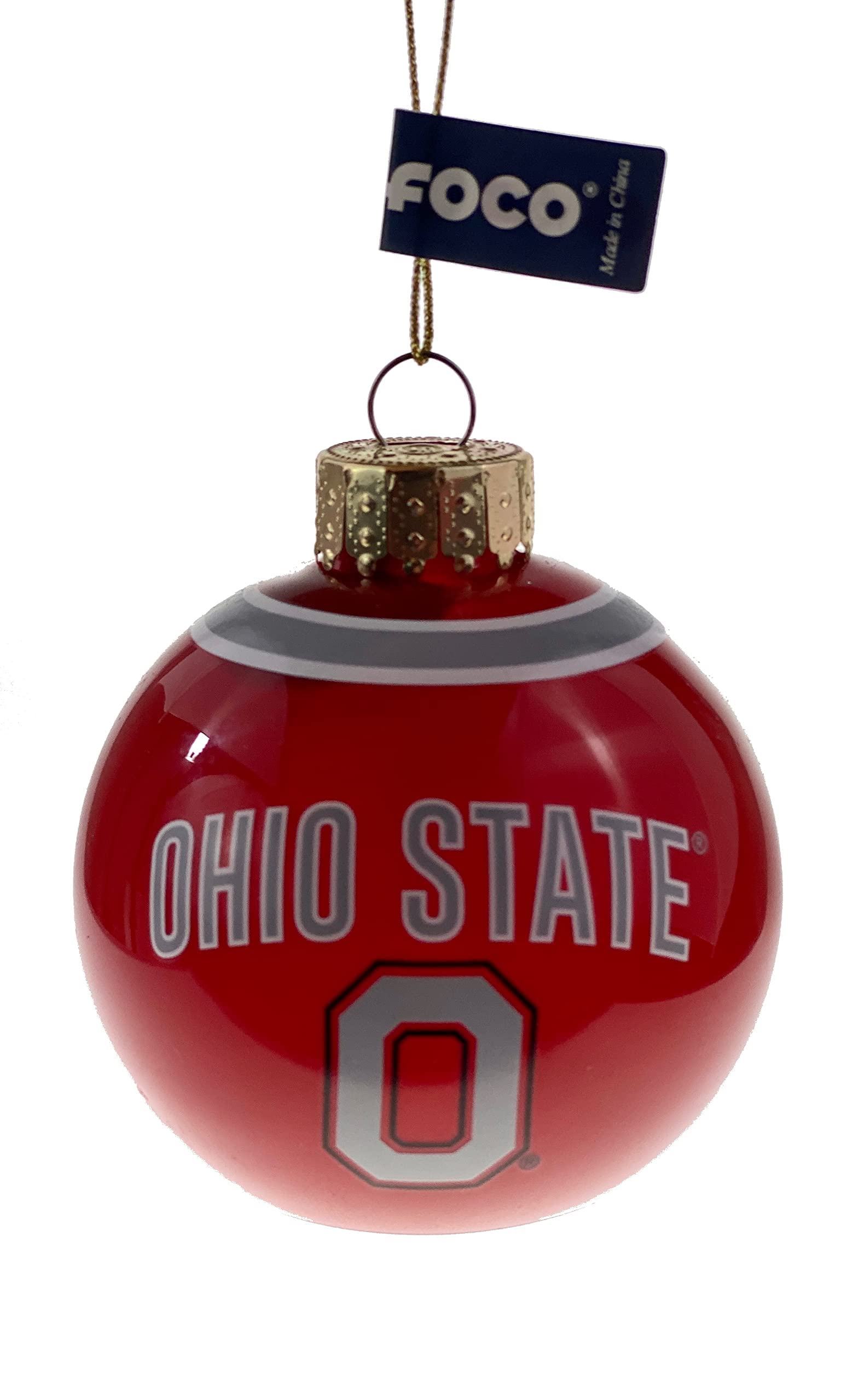 Amazon.com: Ohio State Buckeyes Glass Ball Ornament – Limited Edition ...