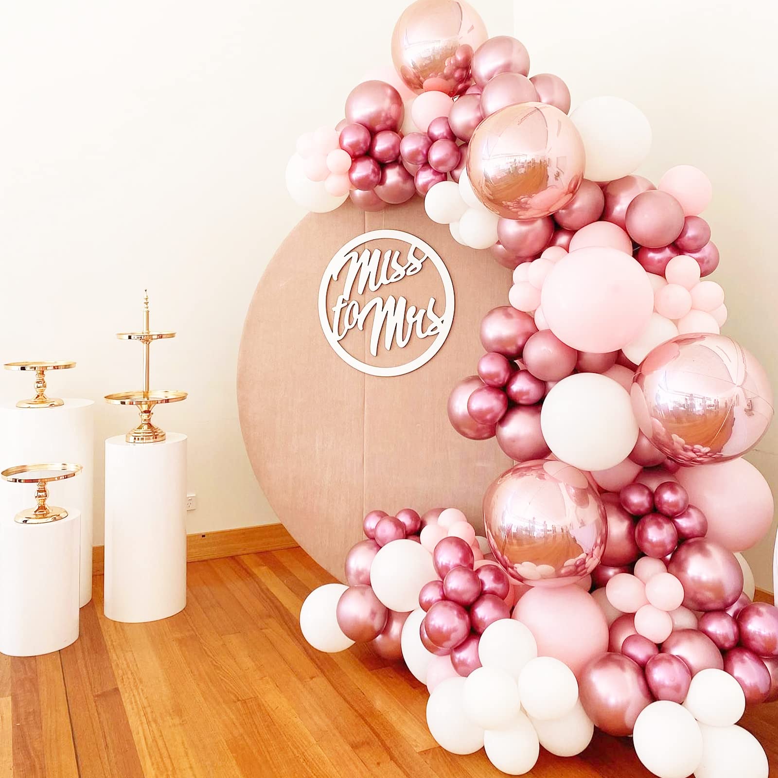 Snapklik.com : Metallic Dark Pink Balloons, 50 Pcs 5 Inch Pink Metallic ...