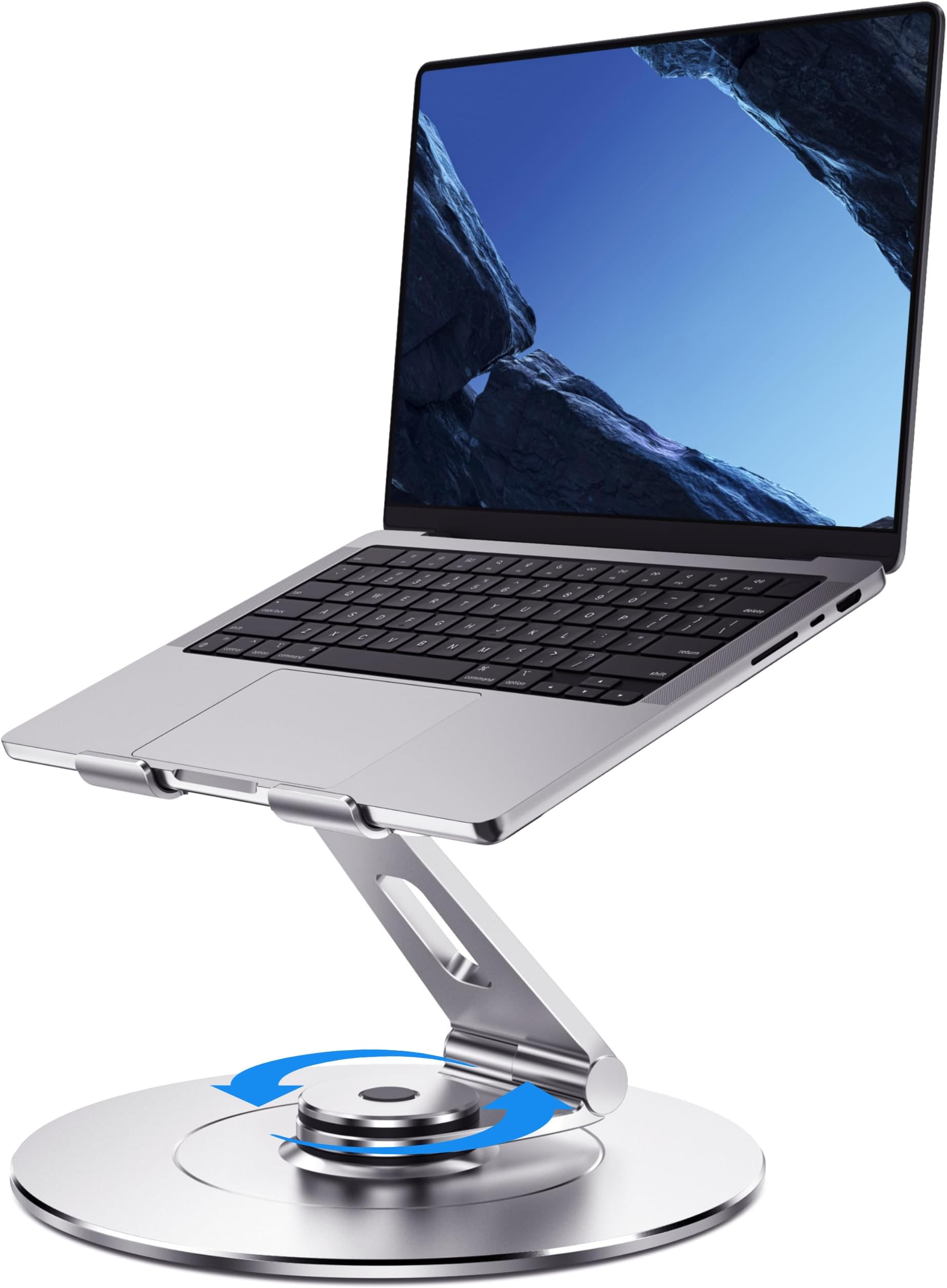 Amazon.com: soputry Laptop Stand Aluminum Alloy Rotating Bracket, Adjustable Laptop Stand with ...