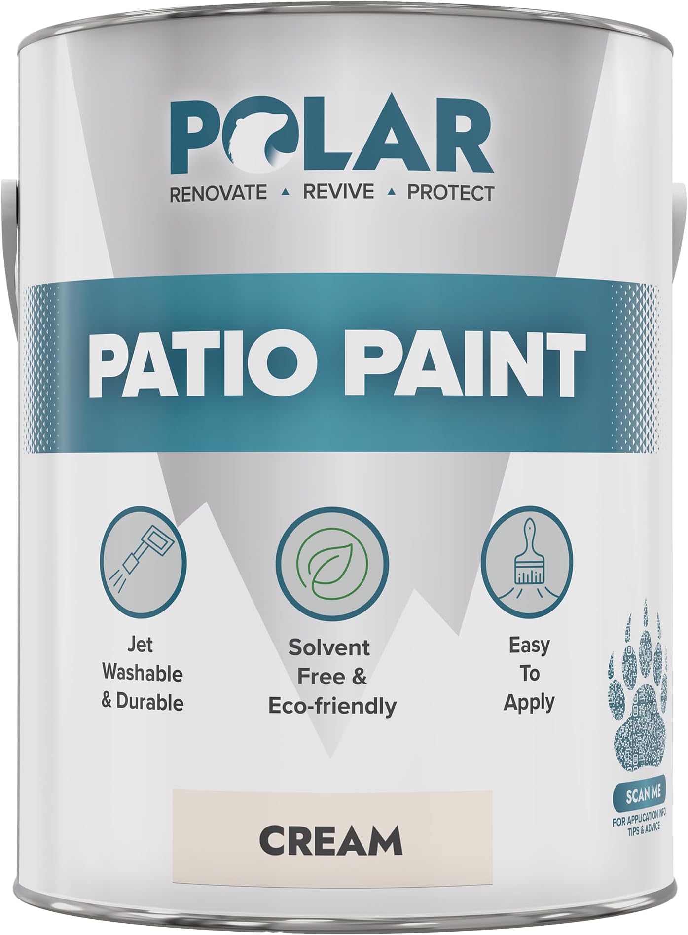 Path & Patio Floor Paint - 5 Litre - Ideal For Stone & Concrete ...