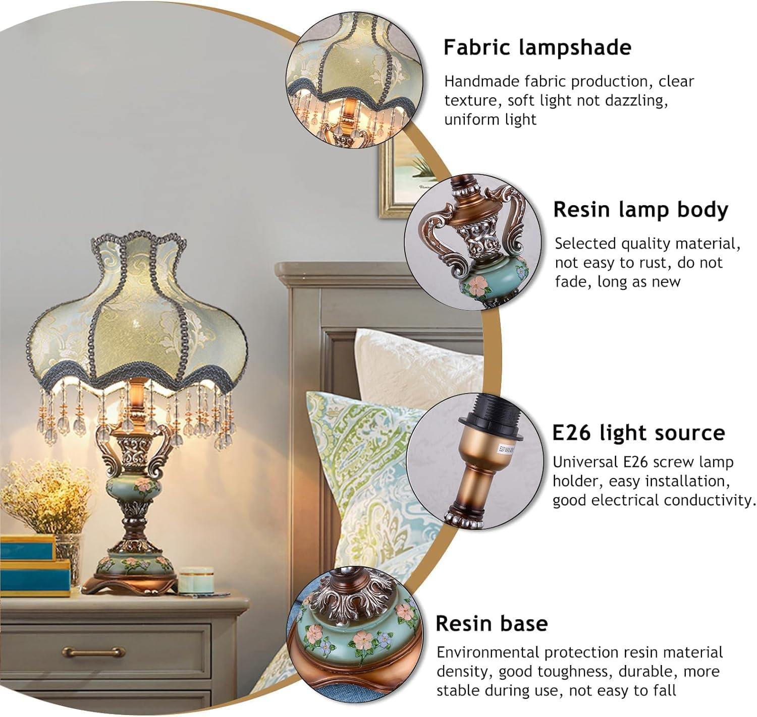 Reproduction Victorian Table Lamps Tassel Lamp | Foter