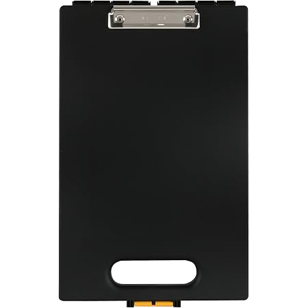 Amazon.com: Dexas Clipcase Storage Clipboard with Handle, Black ...