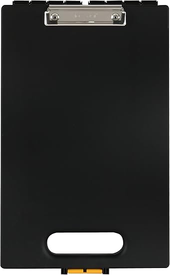 Amazon.com: Dexas Clipcase Storage Clipboard with Handle, Black ...