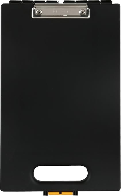 Amazon.com: Dexas Clipcase Storage Clipboard with Handle, Black ...