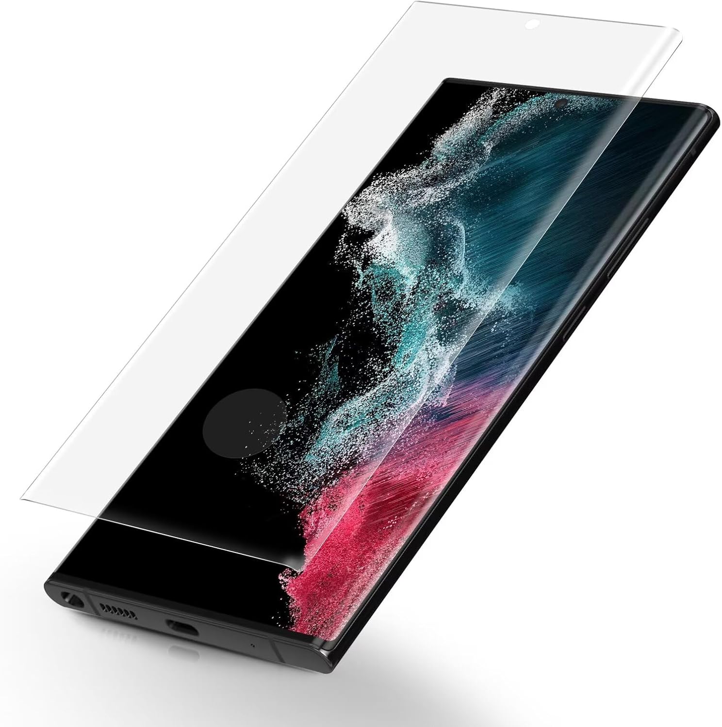 Amazon | SC-52C 液晶 全面 保護 湾曲まで覆える/貼り付け簡単/高透過率/干渉しない【1枚セット】24915 | スクリーン ...