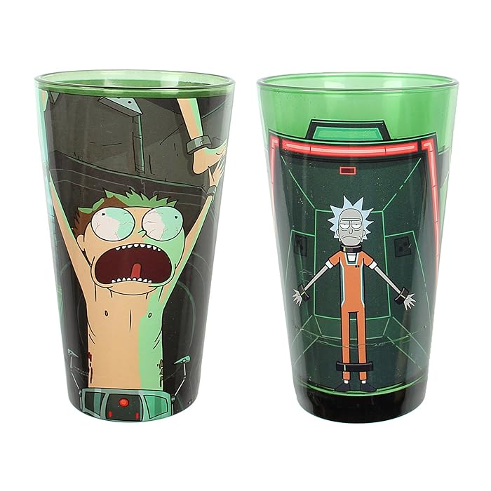 Buy Rick And Morty Adult Swim Prison Two Pack Glass Set Online at ...