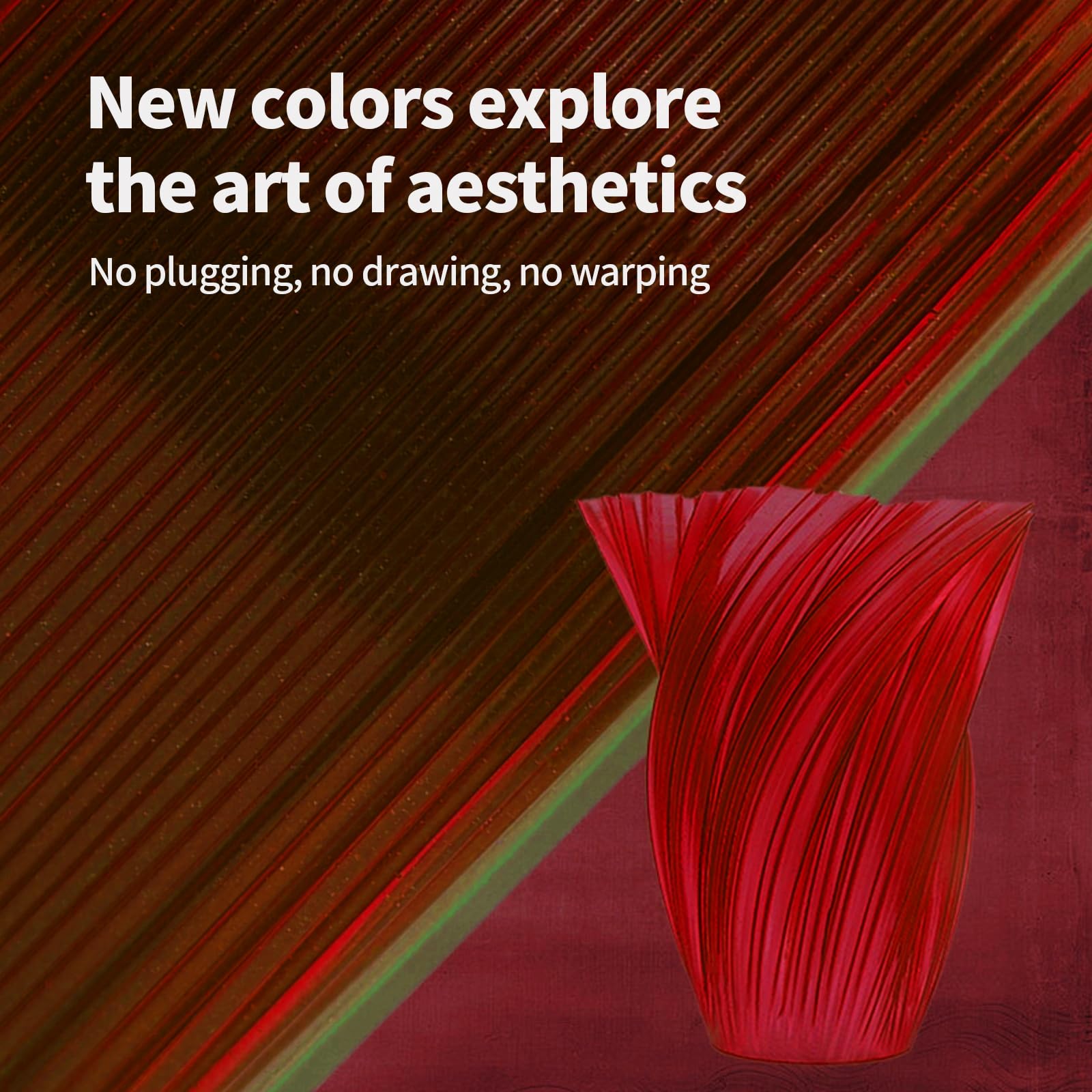 Snapklik.com : JAREES PLA Filament 1.75mm Ruby Red 1KG, Clog-Free 3D ...