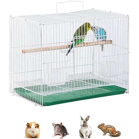 Amazon.com : Kuzino Small Bird Travel Cage - Economy and Lightweight ...