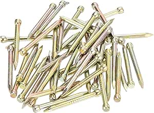 Amazon.com: uxcell Finishing Nails 50pcs 25mm 1 Inch Hand-Drive ...