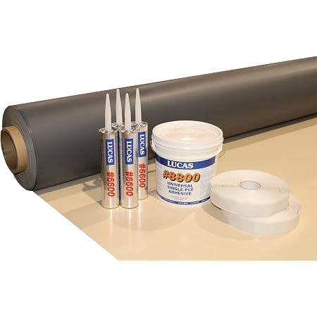 Amazon.com: TPO RV Rubber Roof Kit 45 mil | 9'6" Wide x 10'-40' Long RV ...