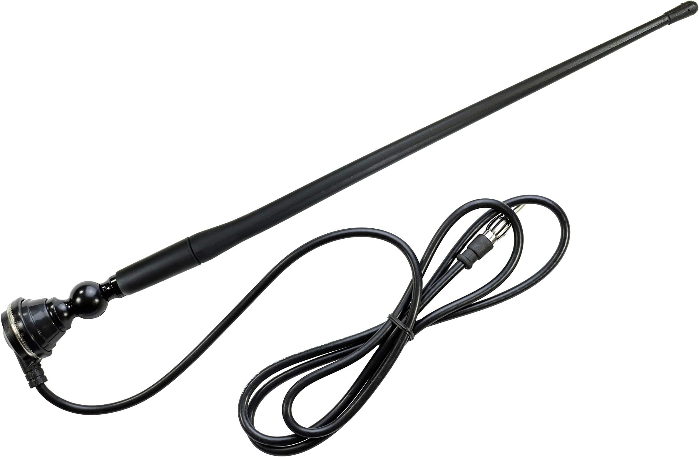 Amazon.com: AntennaMastsRus - Marine Black AM-FM Rubber Ducky 15 Inch ...