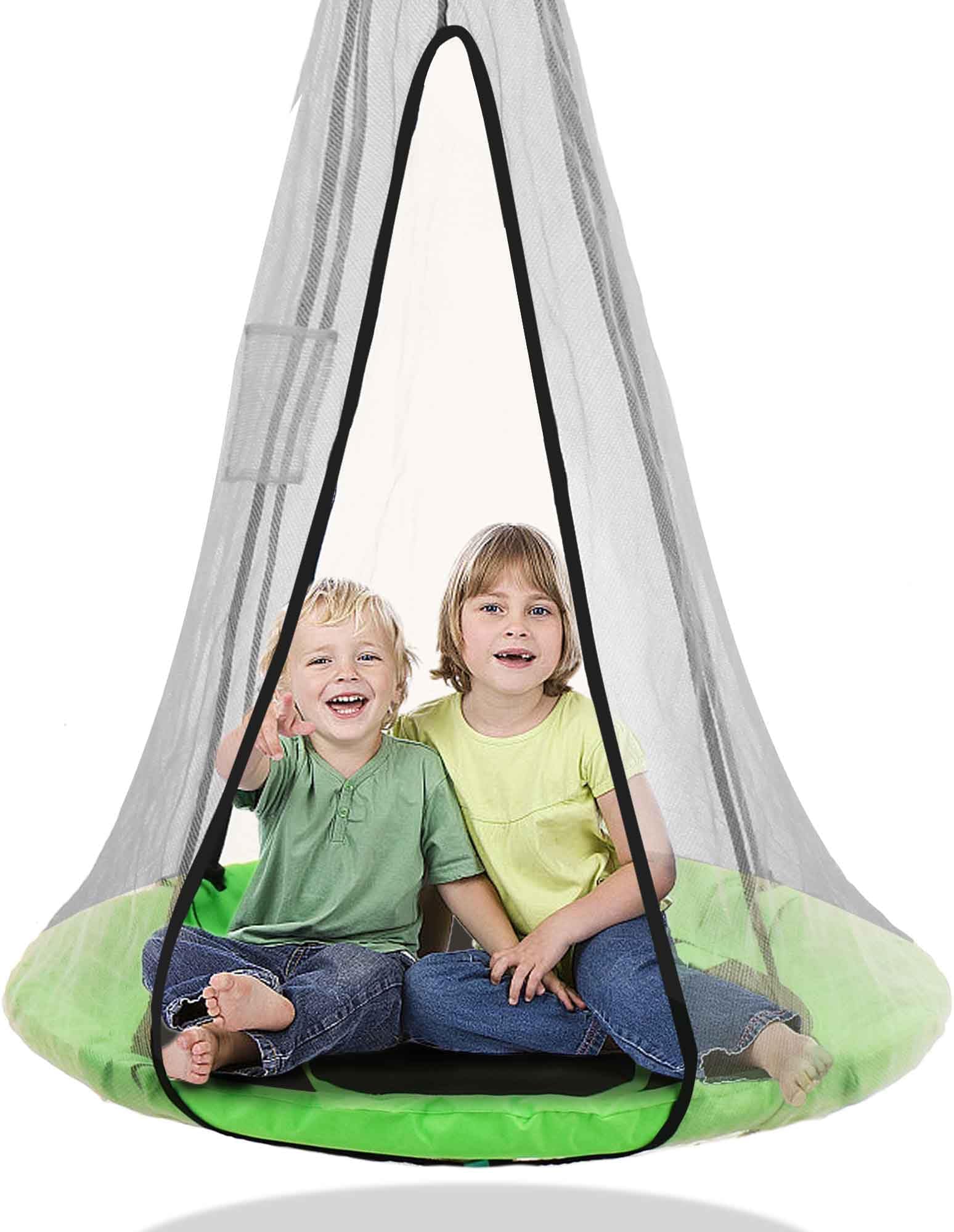 Amazon.com: HOTJUMP 40 Inch Saucer Tree Swing for Kids Outdoor, Disc ...