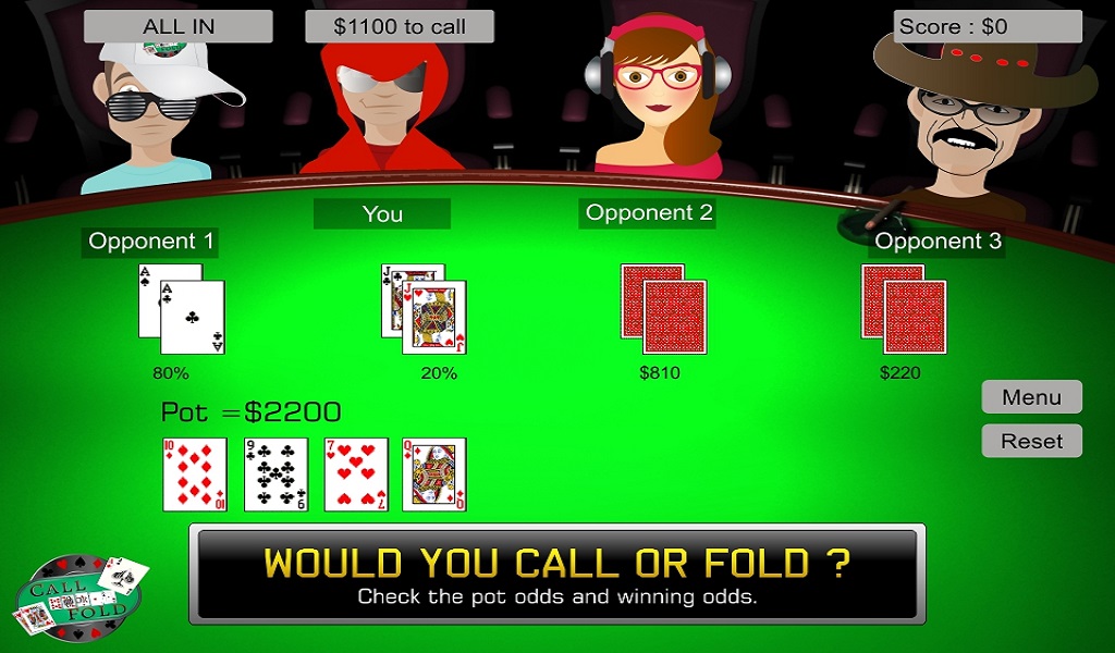 Call or Fold Poker Training - App on Amazon Appstore