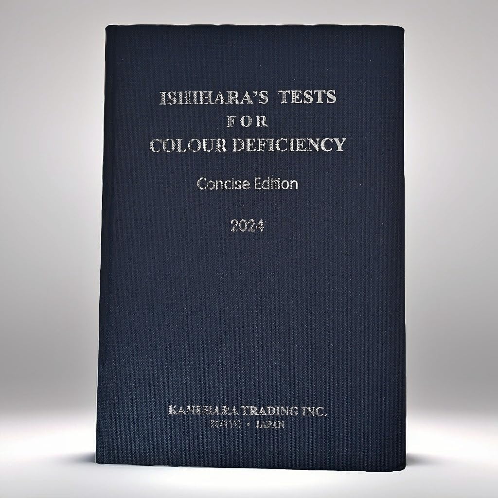 Amazon.com: KASHSURG Ishihara Test Chart Books for Color DeficiencyPack ...
