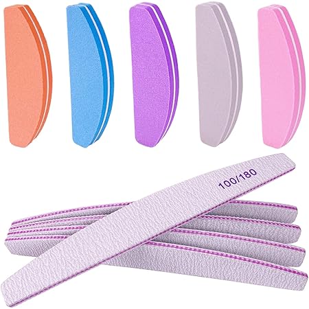 Amazon.com : Nail File and Buffer (10 Pcs), Buffer Block Nail Files ...