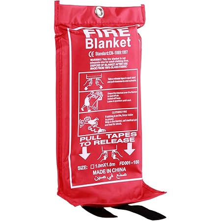Amazon.com: Prepared Hero Emergency Fire Blanket - 2 Pack - Fire ...