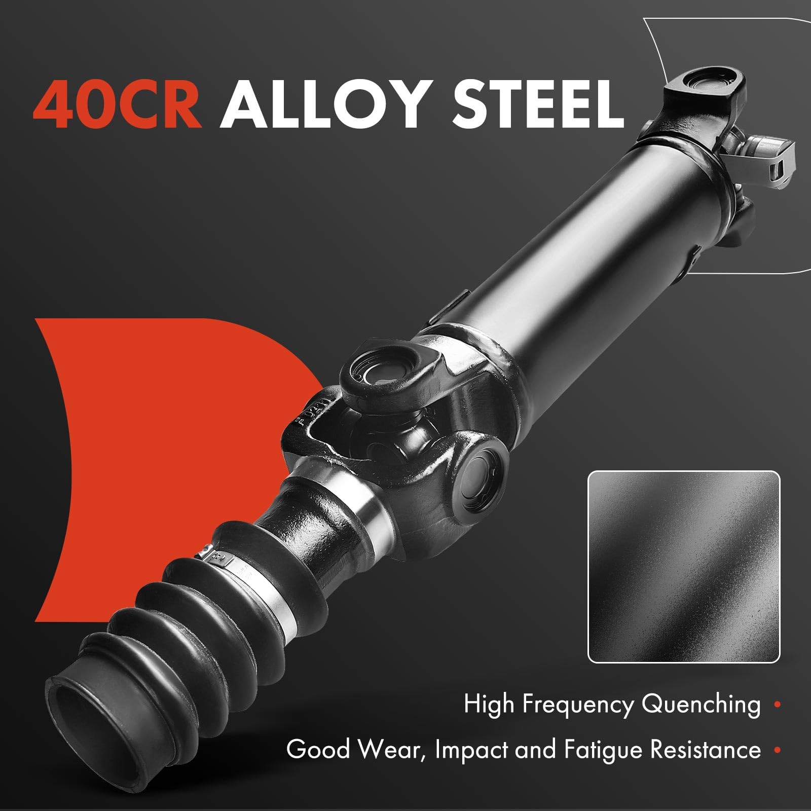 Front Driveshaft Premium Rear Drive Shaft Assembly For Jeep Wrangler ...