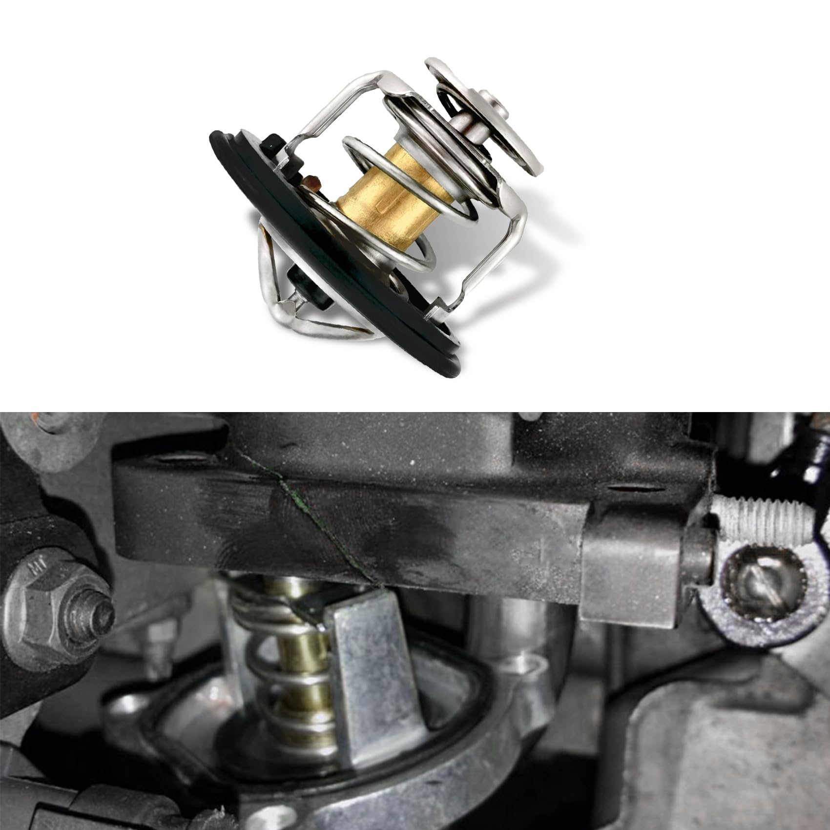 Amazon.com: Lecctso Automotive Replacement Engine Thermostats, High ...