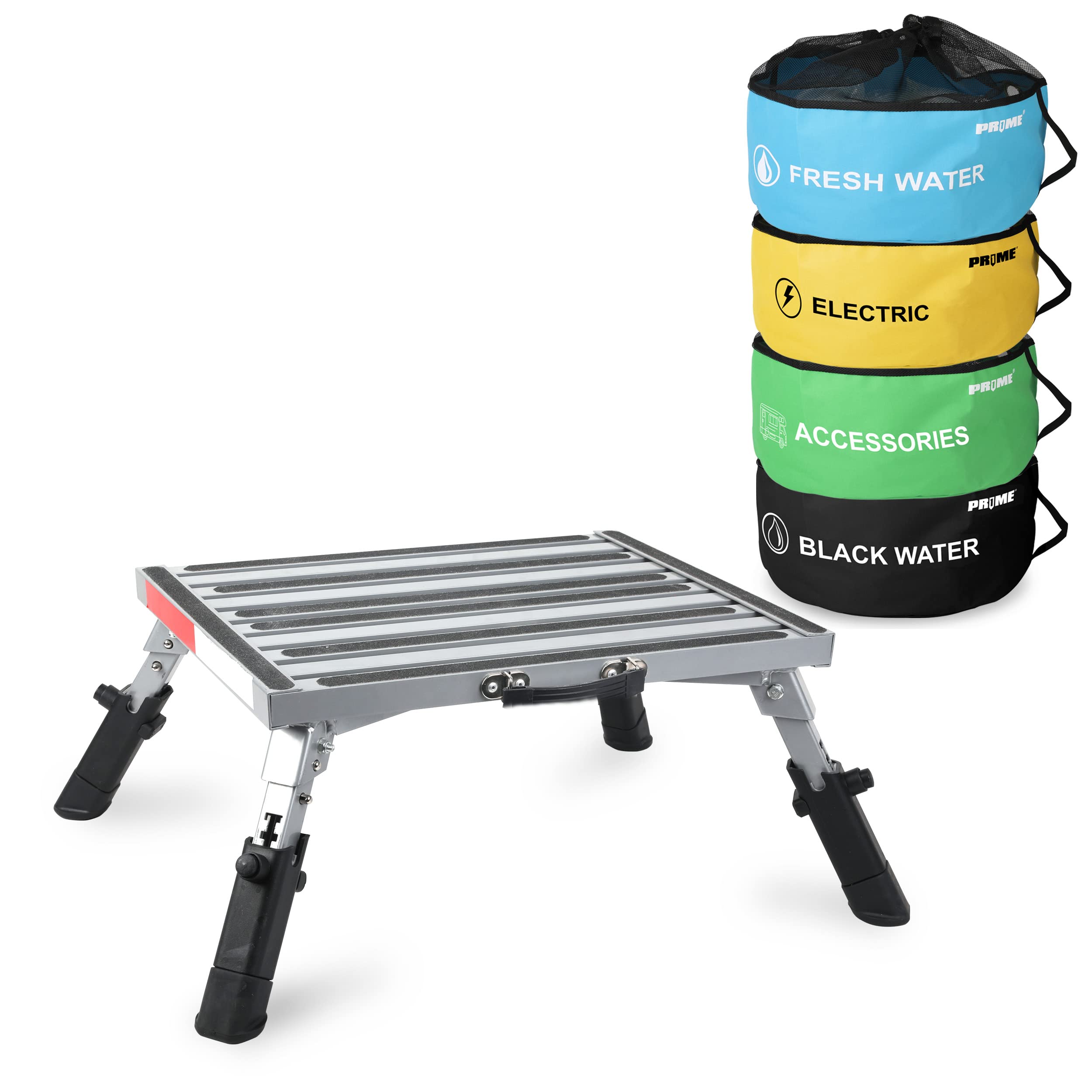 Amazon.com: PR1ME Safety Extra Large Platform Folding Step Stools with ...