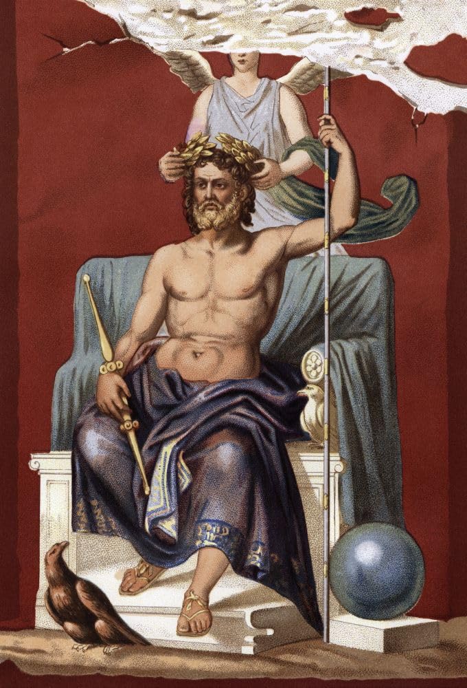 Mitologia De Jupiter Lámina Rígida For Sale Con La Obra «zeus