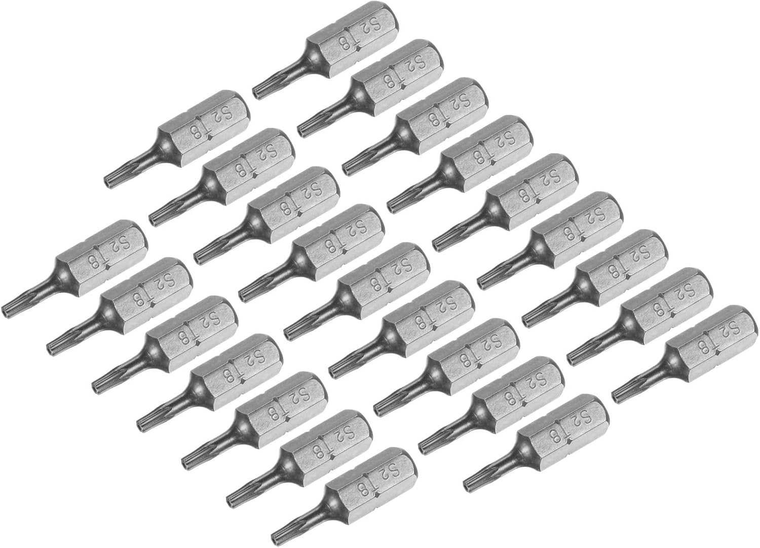 uxcell Torx Bits 1/4 Inch Hex Shank 25mm Length Magnetic Screwdriver T8 ...