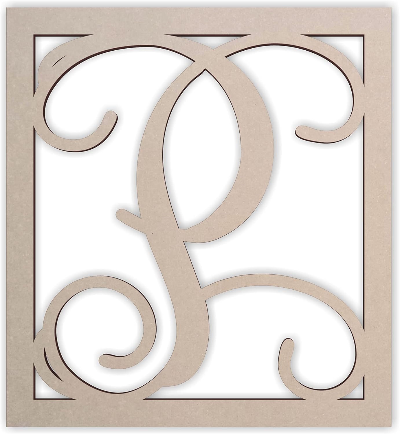 Amazon.com: Wooden Letters by Jess and Jessica Cursive Wood Letter for ...