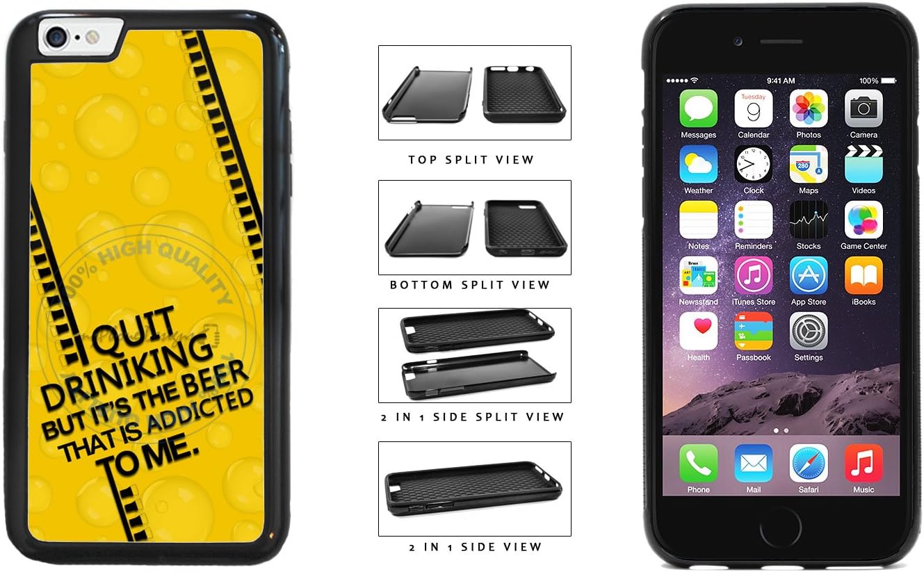 Amazon.com: Beer Quote - I Quit Drinking 2-Piece Dual Layer Phone Case ...