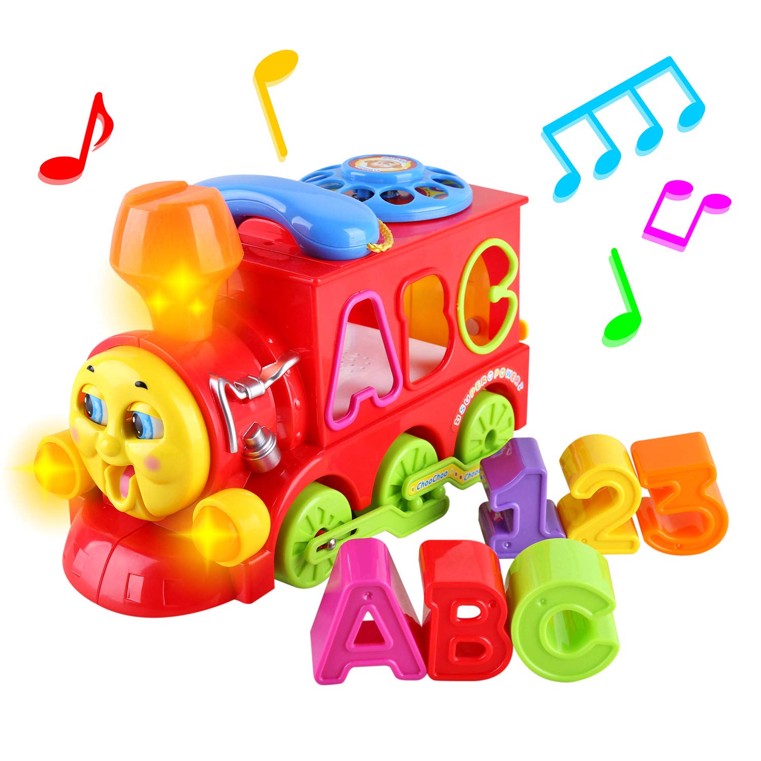 Buy Urban Kit Bump & Go Educational Train with ABC and 123 Blocks | Toy ...