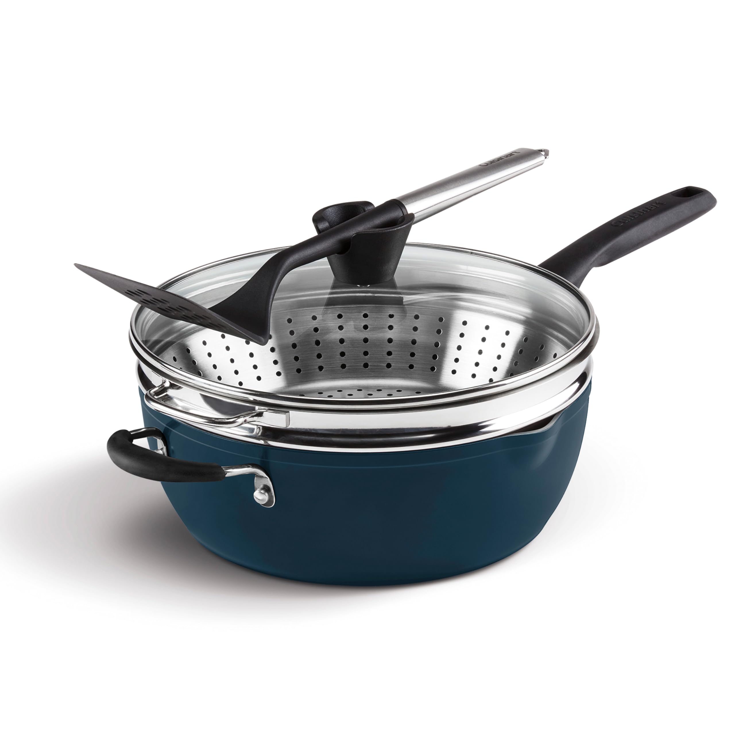 Cuisinart Multi-Purpose Non-Stick Pan, Includes 4.5 Qt. Pan w/Cover ...