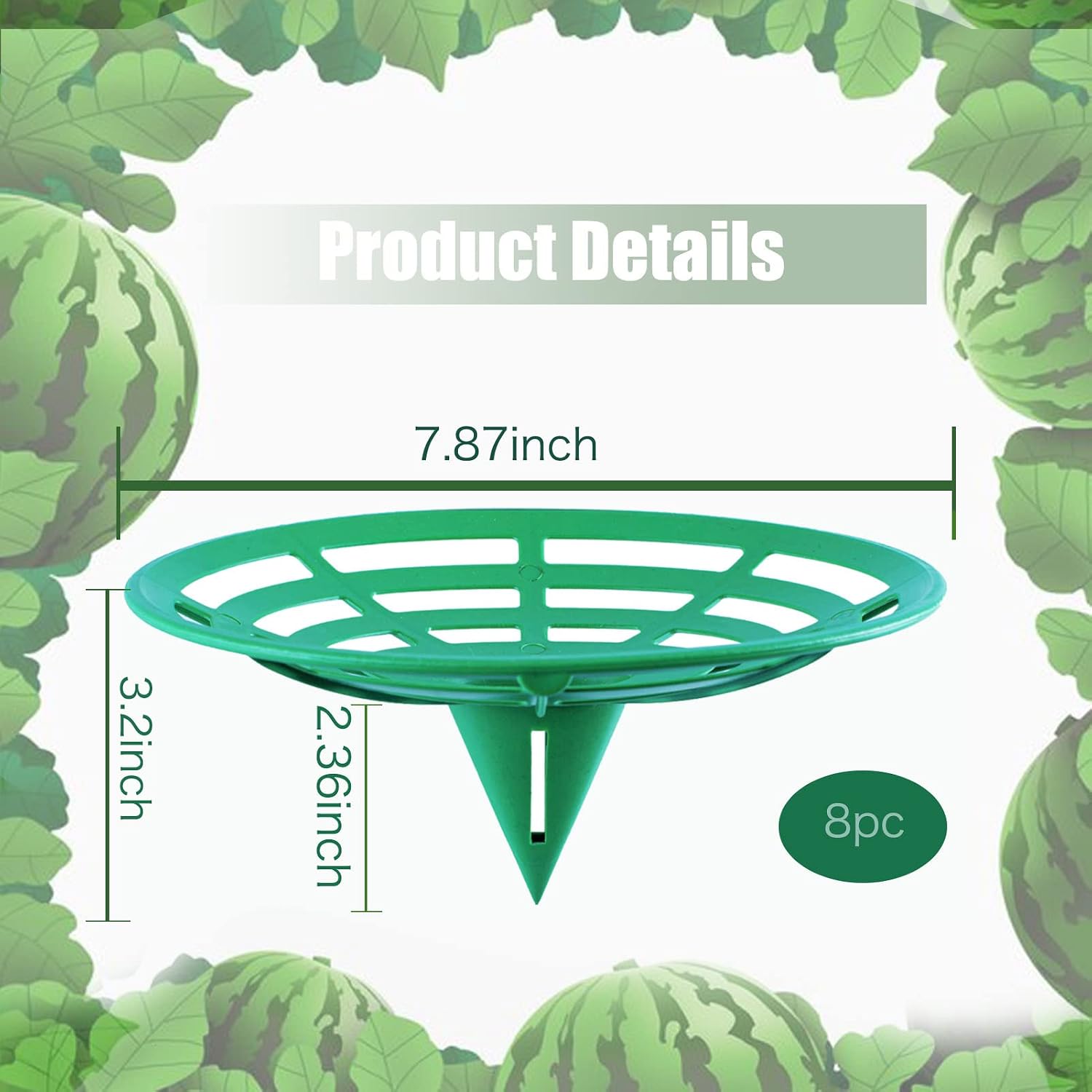 Buy Laozai 8 Packs Melon Cradle,Strawberry Supports, Plant and Garden ...