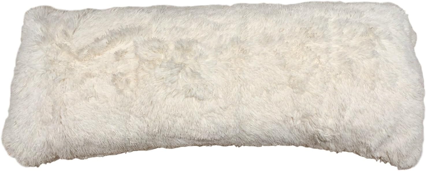 Amazon.com: Brilliant Home Design Luxurious Faux Fur Body Pillow Cover ...