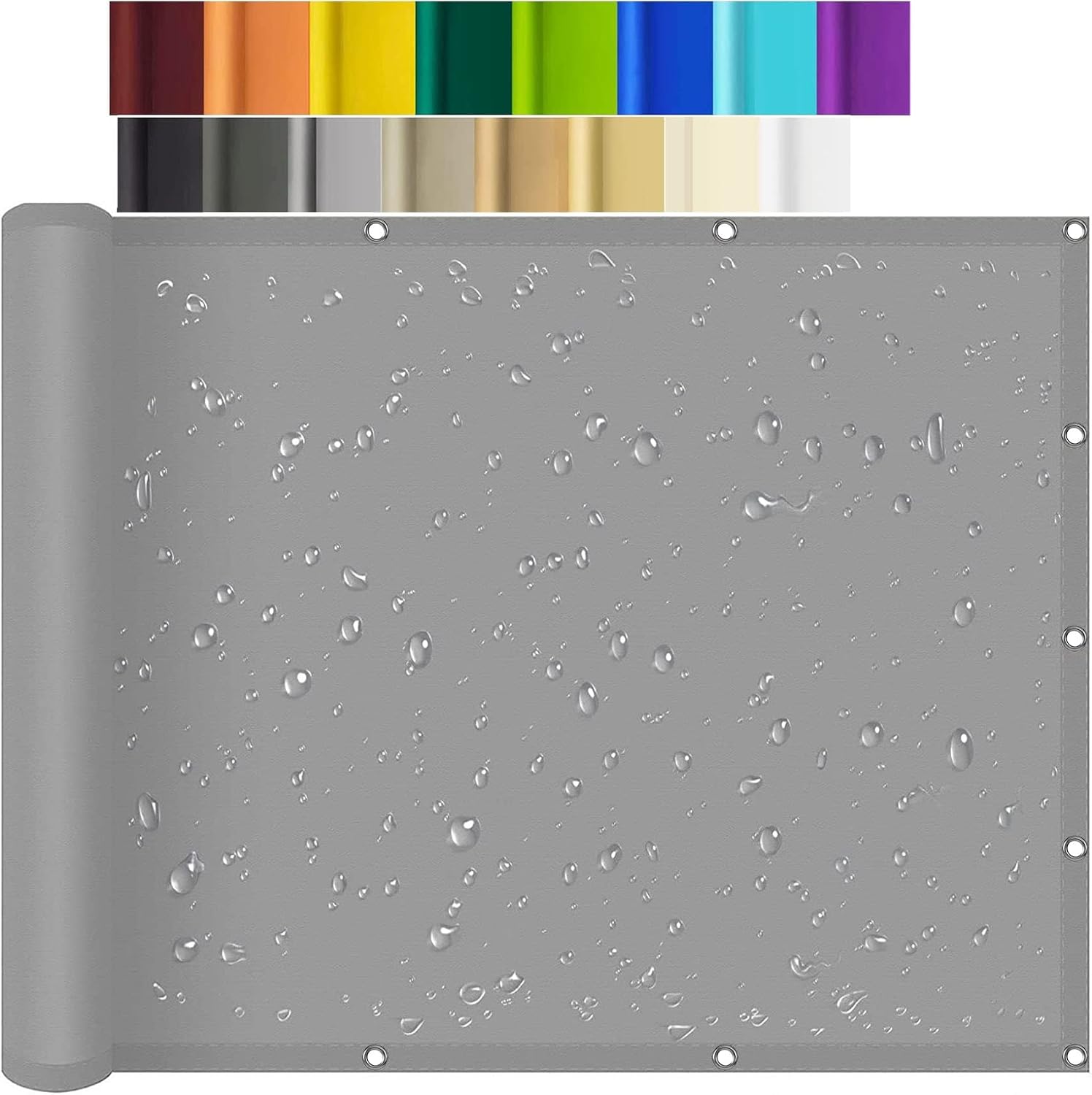 Amazon.com : Shade Sail Canopy 1.4 x 1.8 m Water Resistant 98% UV Block ...